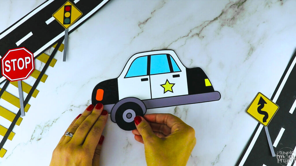 Printable Police Car Craft Template – Simple Mom Project
