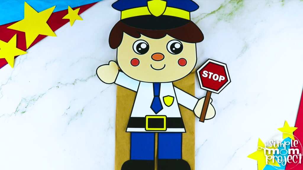 Printable Community Helper Puppet Craft Templates – Simple Mom Project