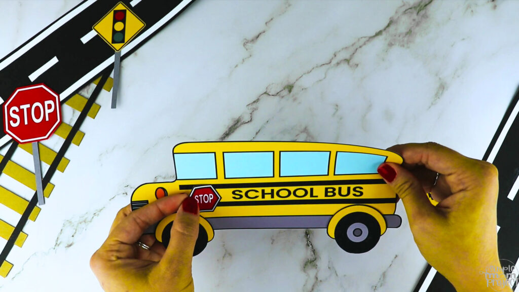 Printable School Bus Craft Template – Simple Mom Project