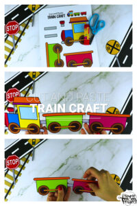 Printable Train Craft Template – Simple Mom Project