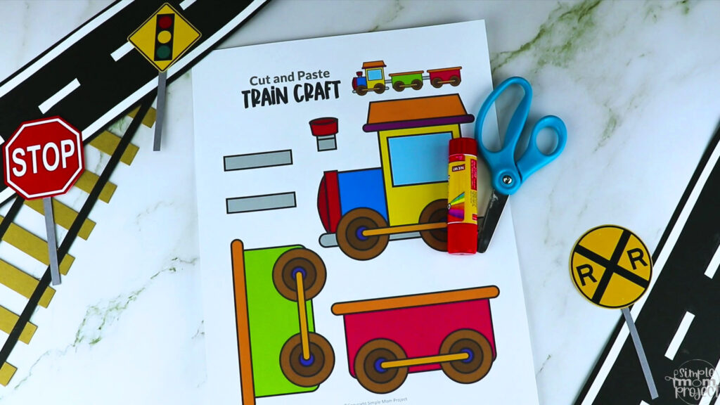 Printable Train Craft Template – Simple Mom Project