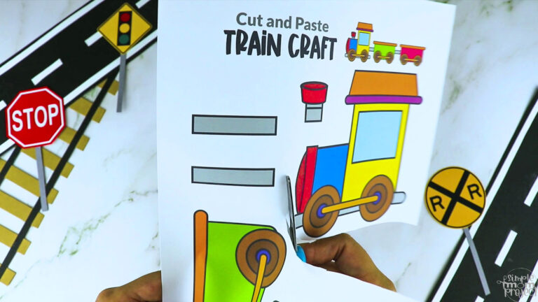 Printable Train Craft Template – Simple Mom Project