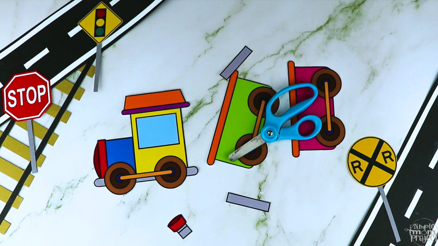 Printable Train Craft Template – Simple Mom Project