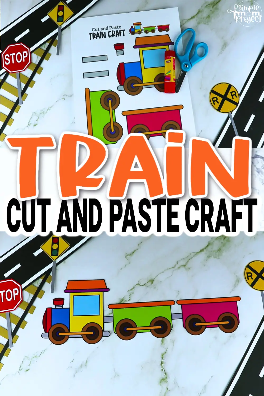 Printable Train Craft Template - Simple Mom Project
