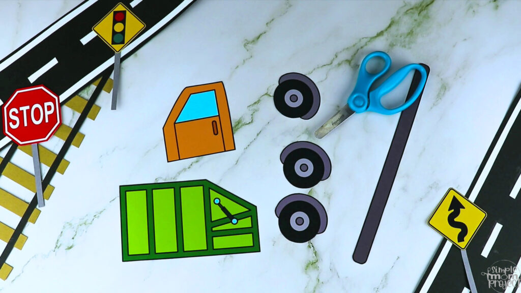 Printable Trash Truck Craft Template – Simple Mom Project