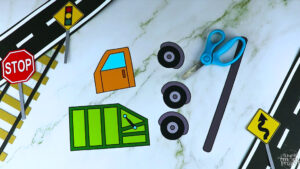 Printable Trash Truck Craft Template – Simple Mom Project