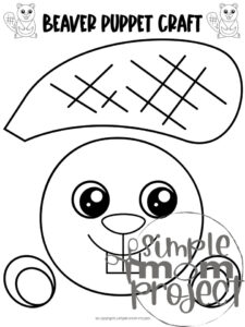 Printable Woodland Animal Puppet Craft Templates – Simple Mom Project