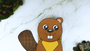 Printable Beaver Paper Bag Puppet Template – Simple Mom Project