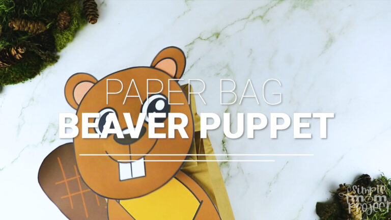 Printable Beaver Paper Bag Puppet Template – Simple Mom Project