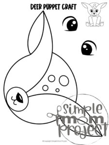 Printable Woodland Animal Puppet Craft Templates – Simple Mom Project