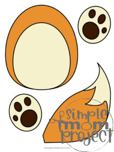 Printable Woodland Animal Puppet Craft Templates – Simple Mom Project