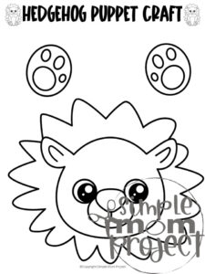 Printable Woodland Animal Puppet Craft Templates – Simple Mom Project