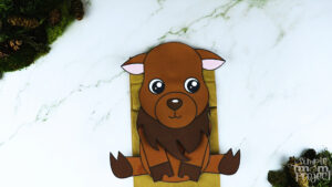 Printable Moose Paper Bag Puppet Template – Simple Mom Project