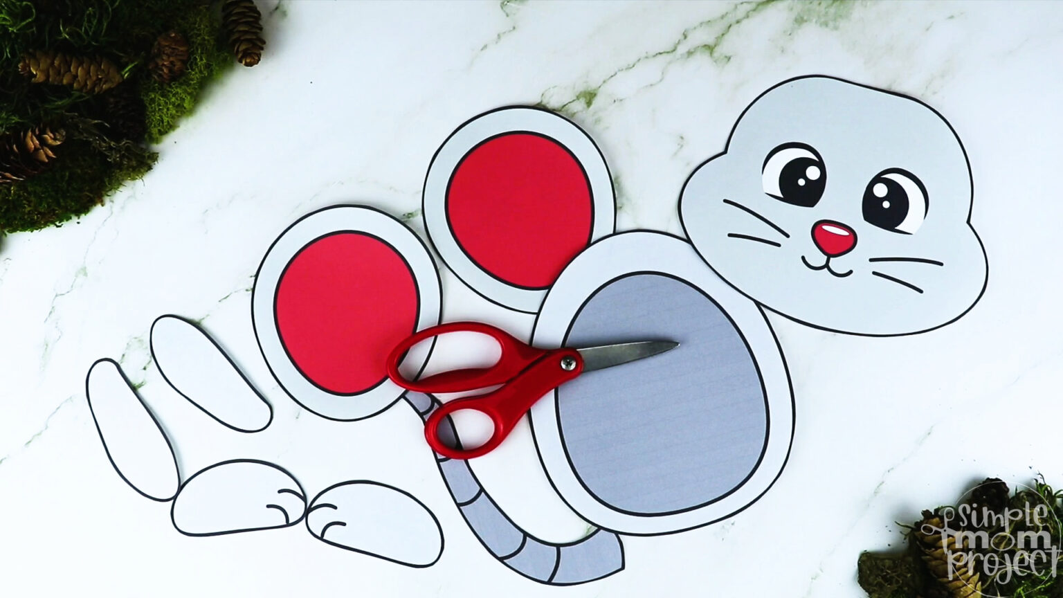 Printable Mouse Paper Bag Puppet Template – Simple Mom Project