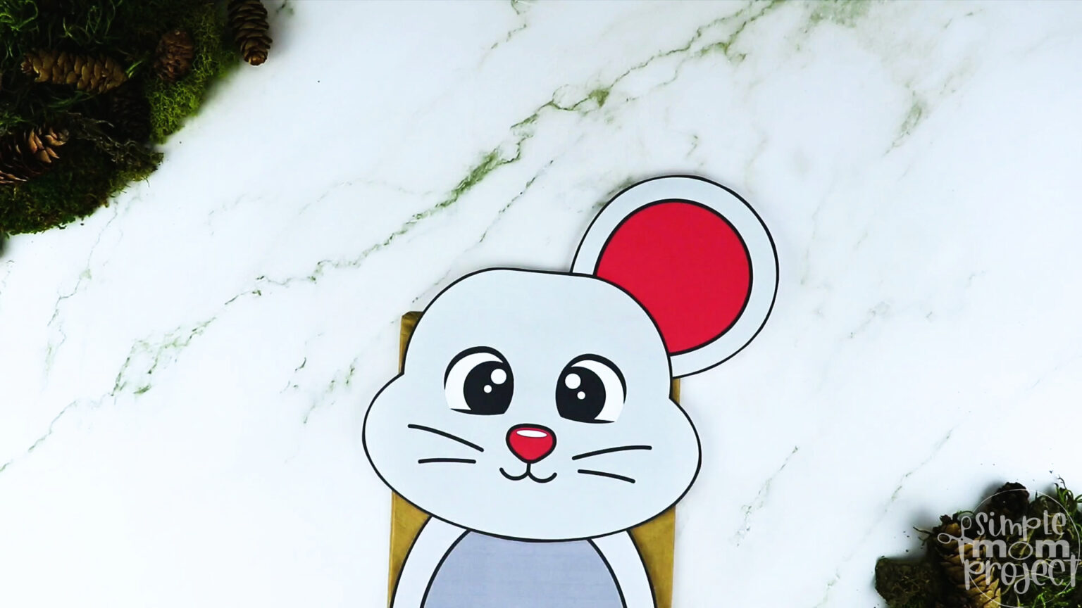 Printable Mouse Paper Bag Puppet Template – Simple Mom Project