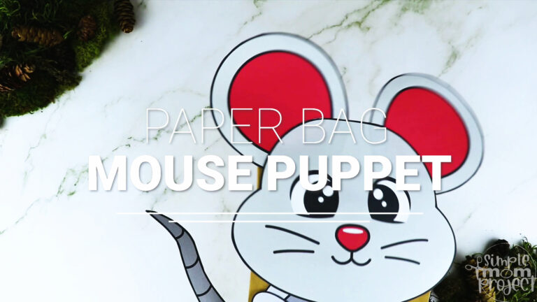 Printable Mouse Paper Bag Puppet Template – Simple Mom Project