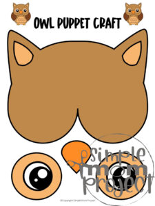 Printable Woodland Animal Puppet Craft Templates – Simple Mom Project