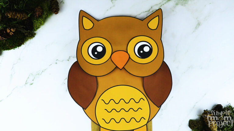 Printable Woodland Animal Puppet Craft Templates – Simple Mom Project