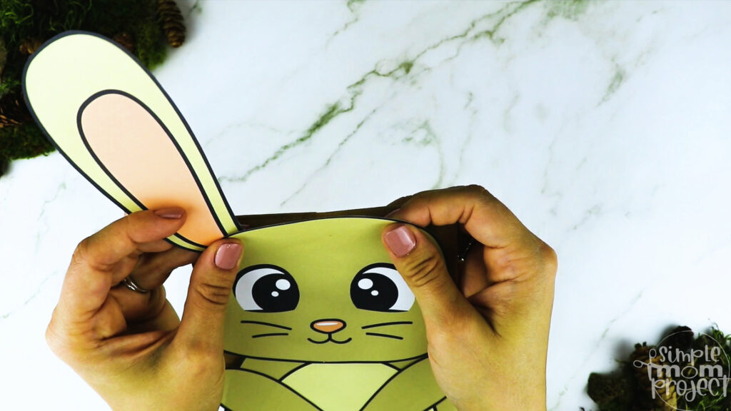 Printable Rabbit Paper Bag Puppet Template – Simple Mom Project