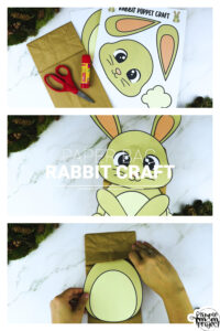 Printable Rabbit Paper Bag Puppet Template – Simple Mom Project