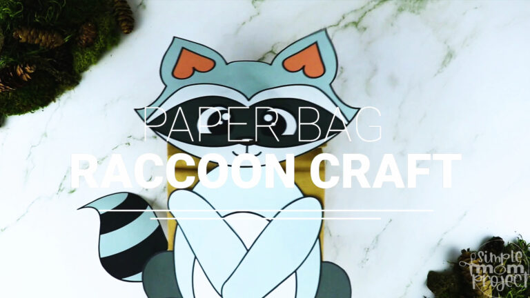 Printable Raccoon Paper Bag Puppet Template – Simple Mom Project