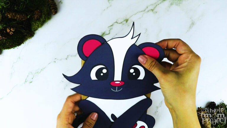 Printable Skunk Paper Bag Puppet Template – Simple Mom Project