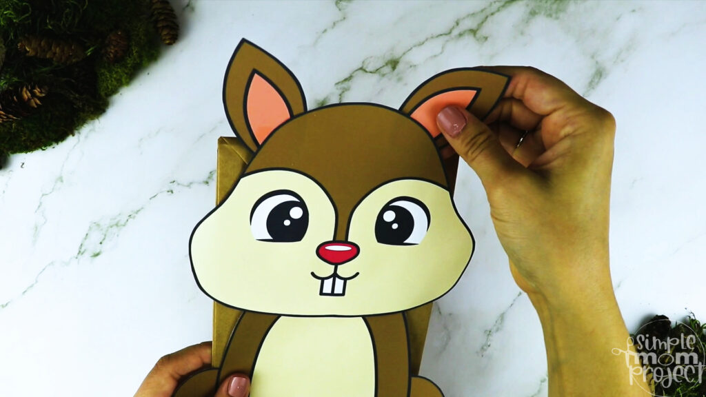 Printable Squirrel Paper Bag Puppet Template – Simple Mom Project