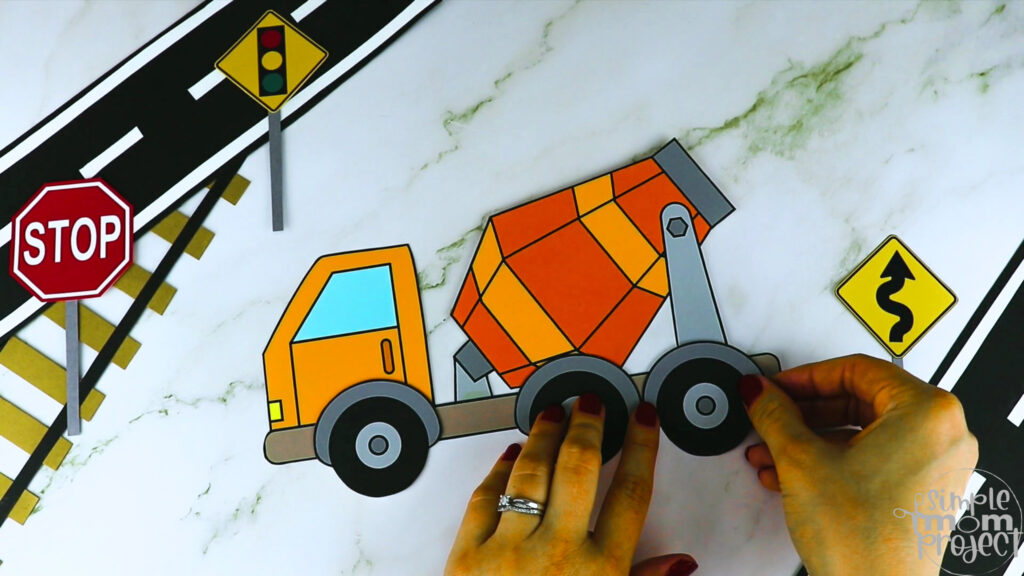 Printable Cement Truck Craft Template – Simple Mom Project