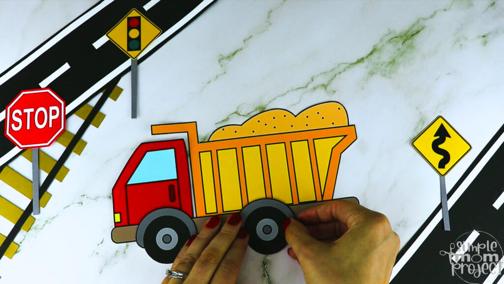 Printable Dump Truck Craft Template - Simple Mom Project