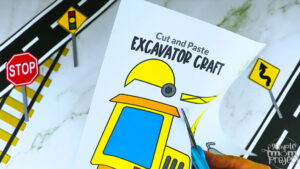 Printable Excavator Craft Template – Simple Mom Project