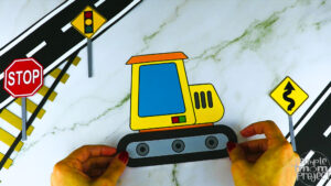 Printable Excavator Craft Template – Simple Mom Project