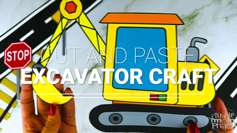 Printable Excavator Craft Template – Simple Mom Project