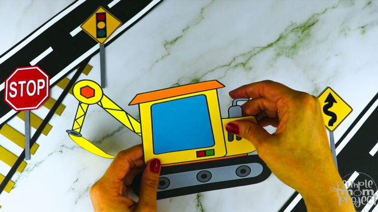 Printable Excavator Craft Template – Simple Mom Project