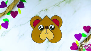 Printable Heart Bear Craft Template – Simple Mom Project