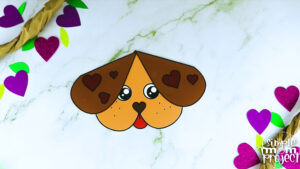 Printable Heart Dog Craft Template – Simple Mom Project