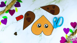 Printable Heart Dog Craft Template – Simple Mom Project