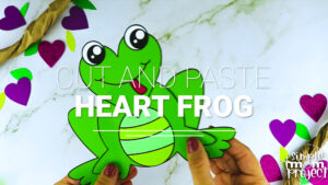 Printable Heart Frog Craft Template – Simple Mom Project