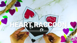 Printable Heart Raccoon Craft Template – Simple Mom Project