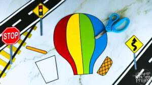 Printable Hot Air Balloon Craft Template – Simple Mom Project