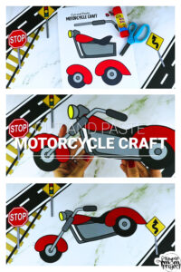 Printable Motorcycle Craft Template – Simple Mom Project
