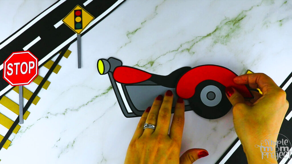 Printable Motorcycle Craft Template – Simple Mom Project