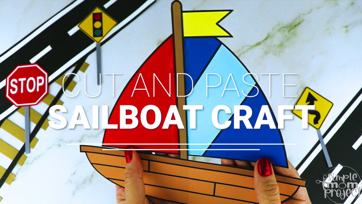 Printable Sailboat Craft Template - Simple Mom Project
