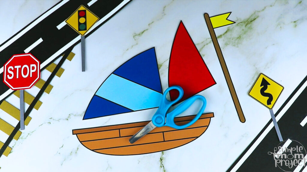 Printable Sailboat Craft Template – Simple Mom Project