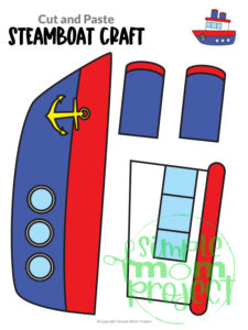 Printable Steamboat Craft Template – Simple Mom Project