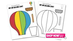 Printable Hot Air Balloon Craft Template – Simple Mom Project
