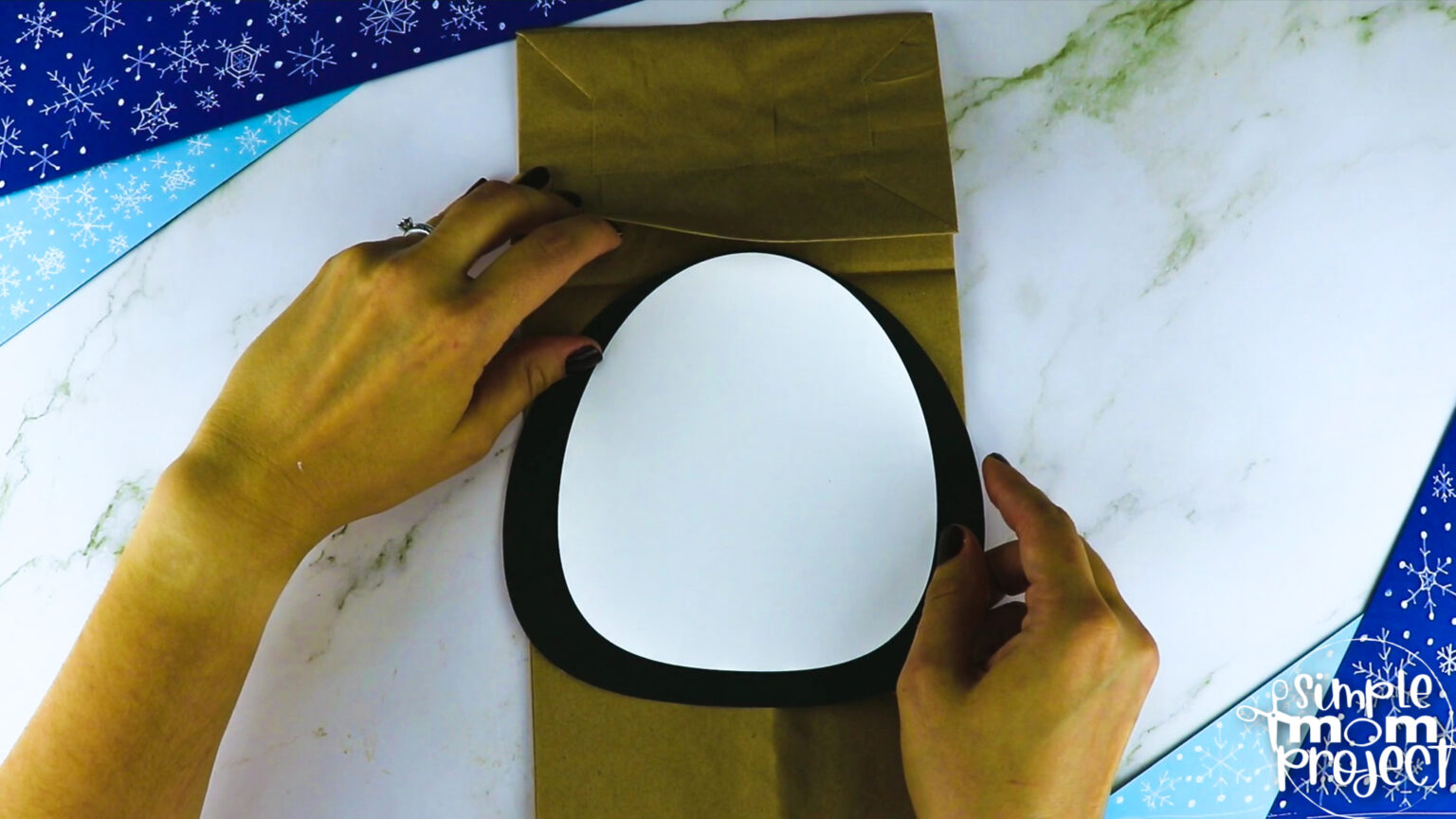 Printable Penguin Paper Bag Puppet Template – Simple Mom Project