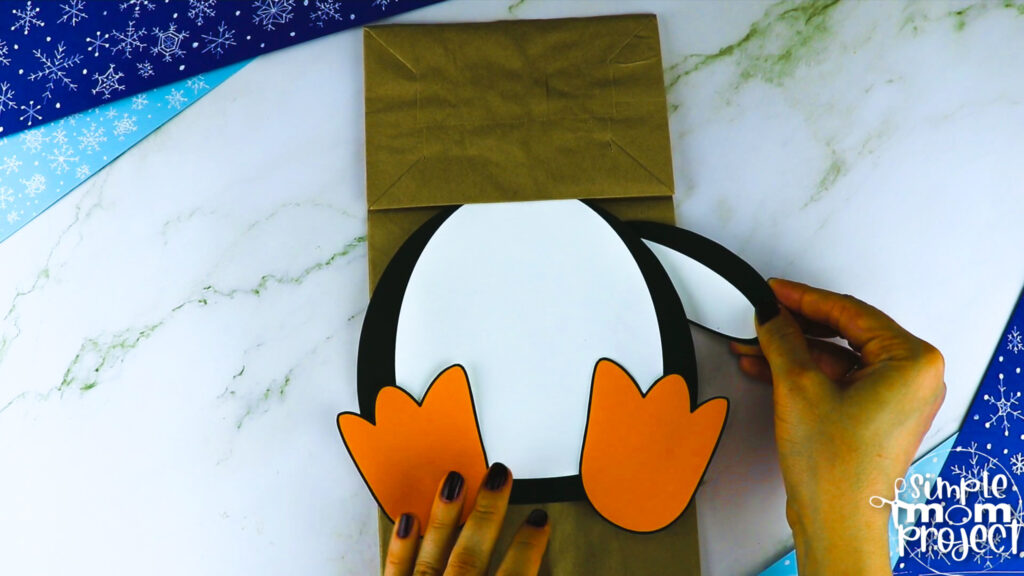 Printable Penguin Paper Bag Puppet Template – Simple Mom Project
