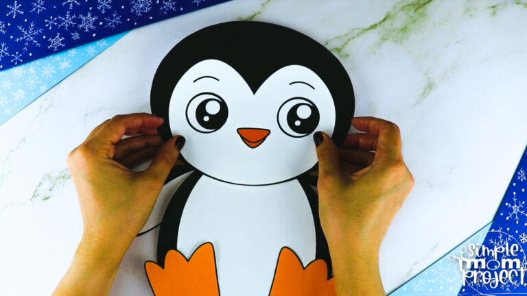 Printable Penguin Paper Bag Puppet Template – Simple Mom Project