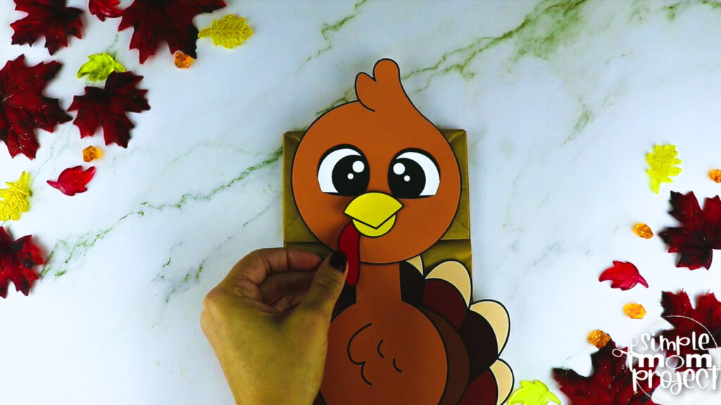 Printable Turkey Paper Bag Puppet Template – Simple Mom Project