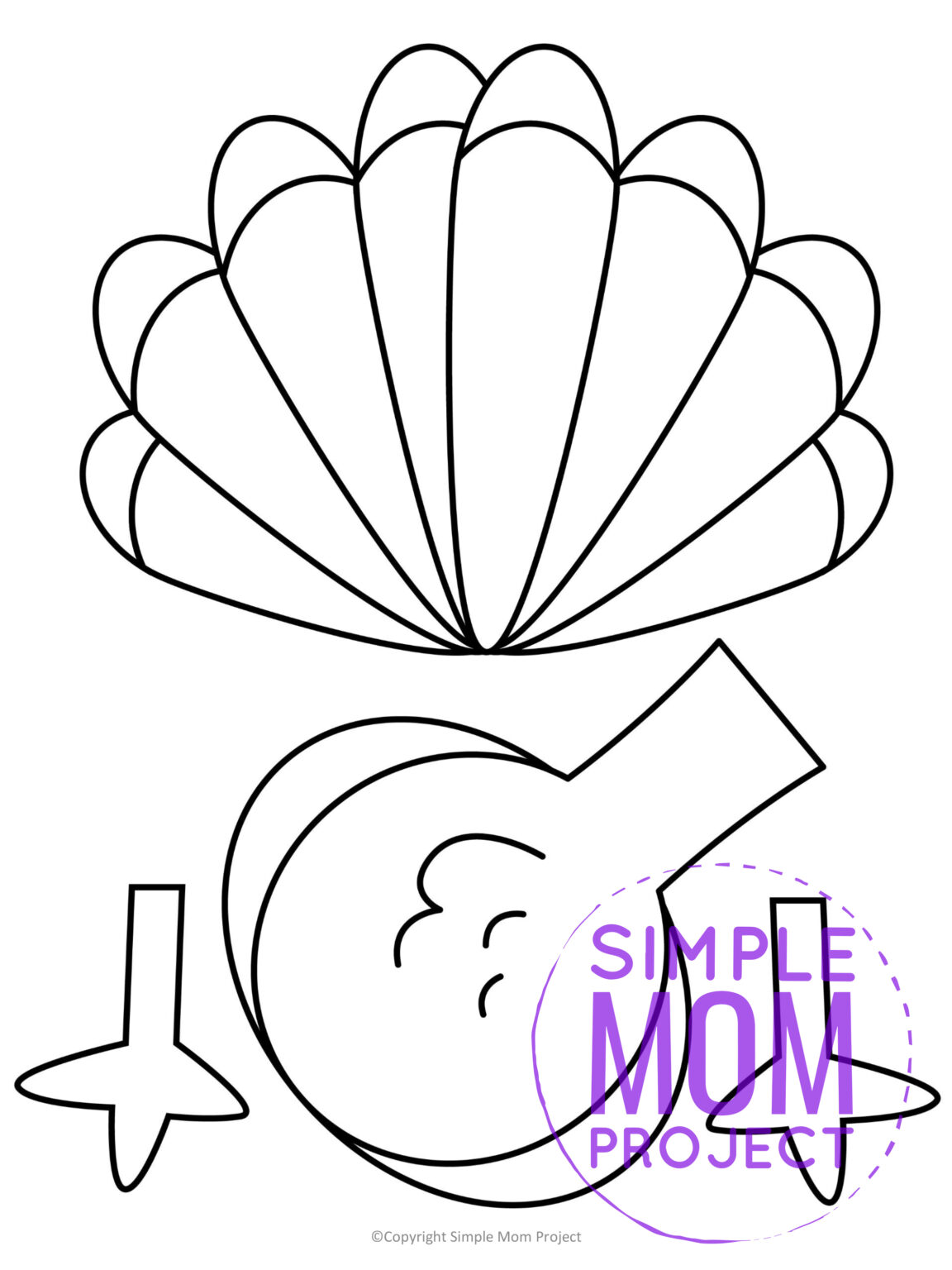 Printable Turkey Paper Bag Puppet Template – Simple Mom Project
